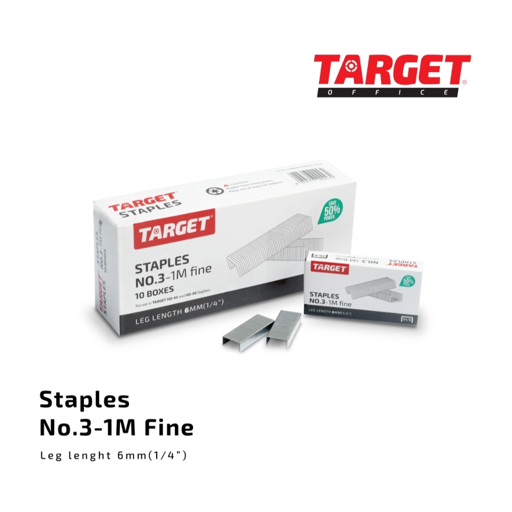 Jual Isi Stapler / Staples Target No3 | Shopee Indonesia