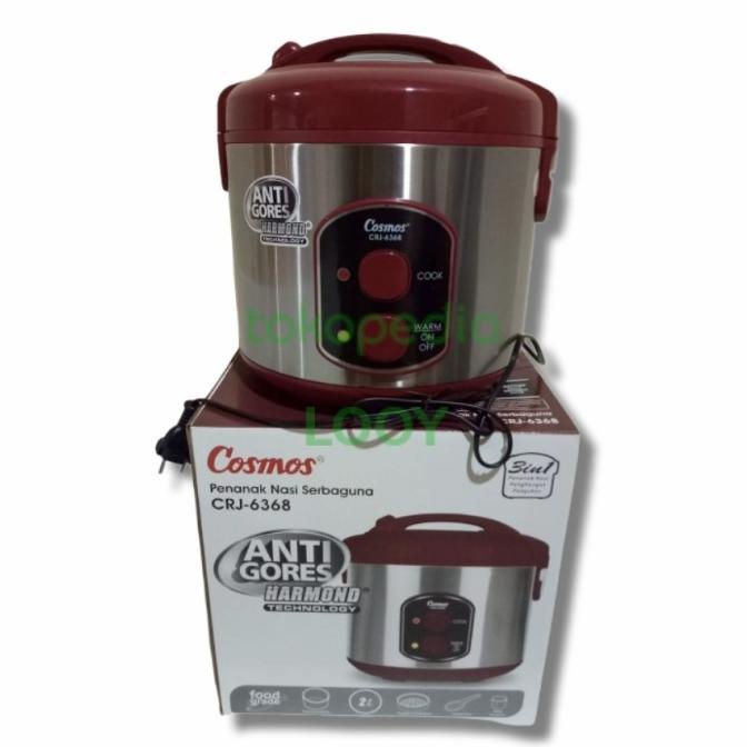 Jual Cosmos Rice Cooker / Magic Com 2 Liter Crj 6368 Adjzplxxa6 ...