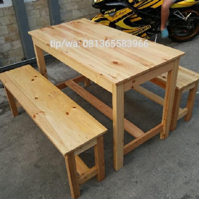 Jual Meja set/Meja kayu/Bangku/Meja makan/Meja kafe/Meja bar & resto ...