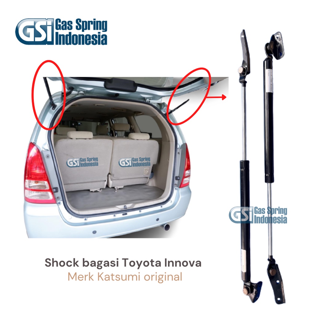 Jual Shock Bagasi/ Gas Spring Toyota Kijang Innova-Skok pintu belakang ...