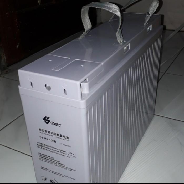 Jual Tenaga Surya Aki Accu Solar Panel Solar Cell 100Ah 100A 100 Ampere ...