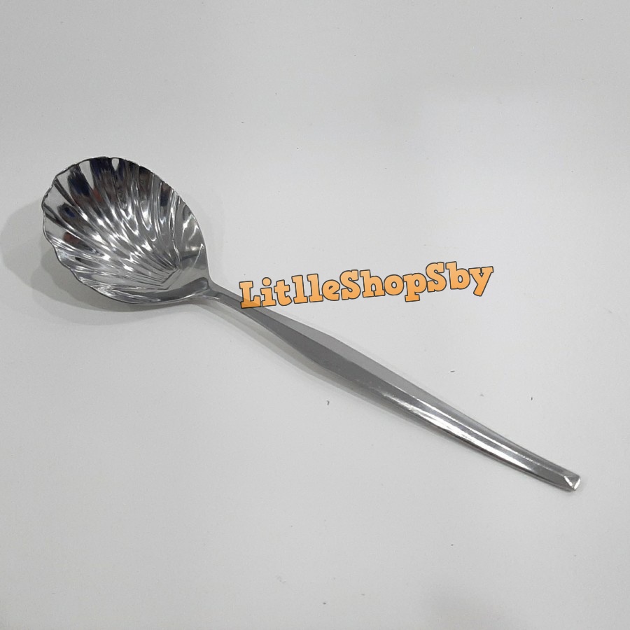 Jual Sendok Sup Stainless Steel Sendok Unik Berombak | Shopee Indonesia
