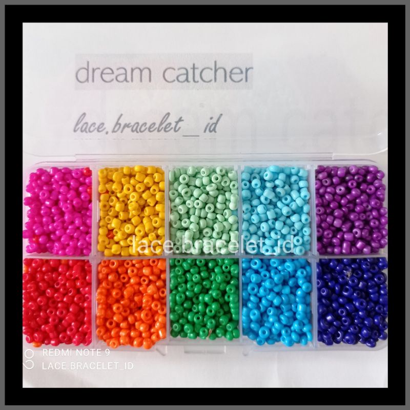 Jual manik manik pasir PAKET KOTAK ISI PADAT + TALI 10 meter mote pasir ...