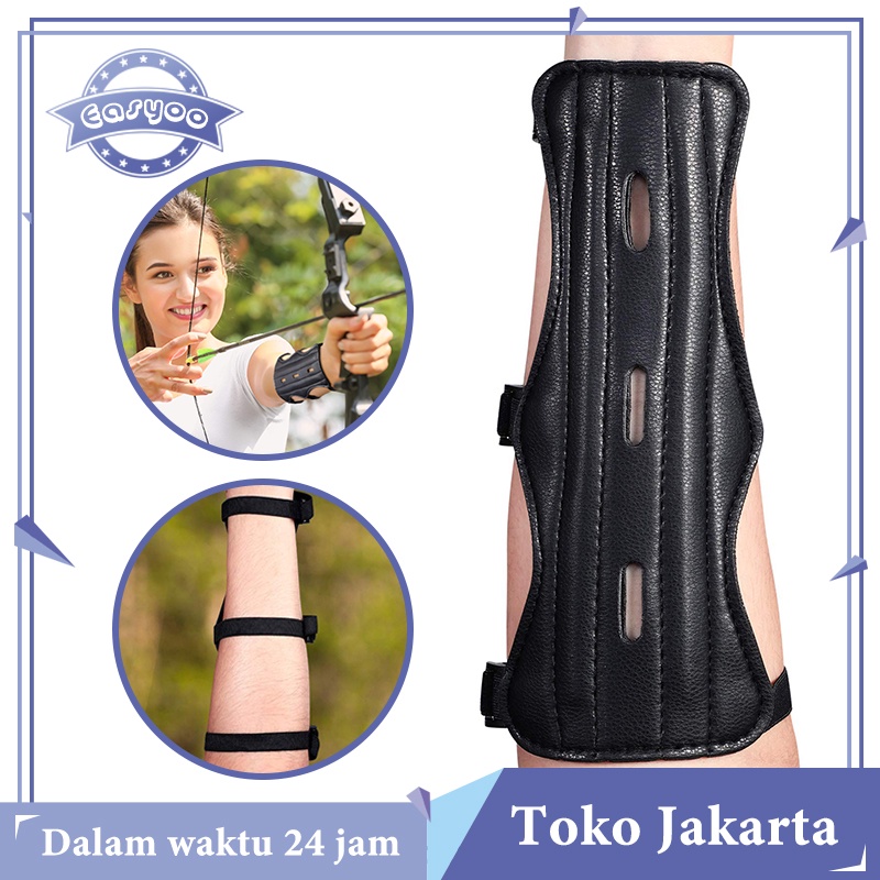 Jual Arm Guard Panahan Hitam Pelindung Tangan Panahan Model Tactical ...