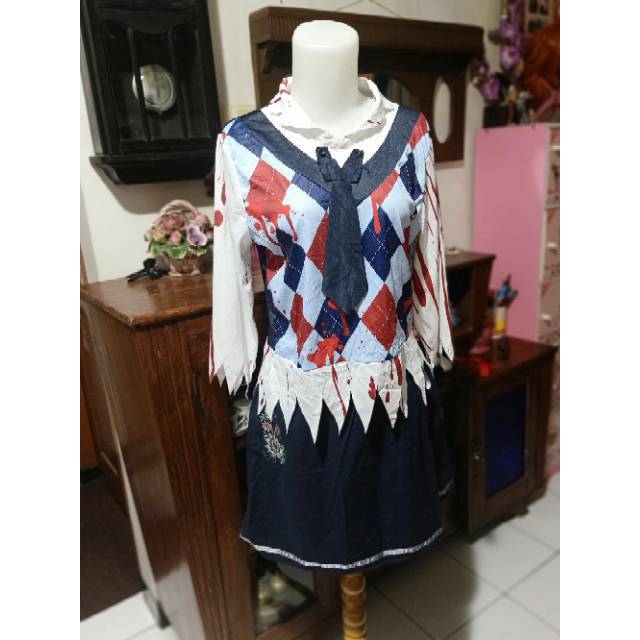 Jual Zombie costume kostum uniform cosplay blood darah baju cosplay ...