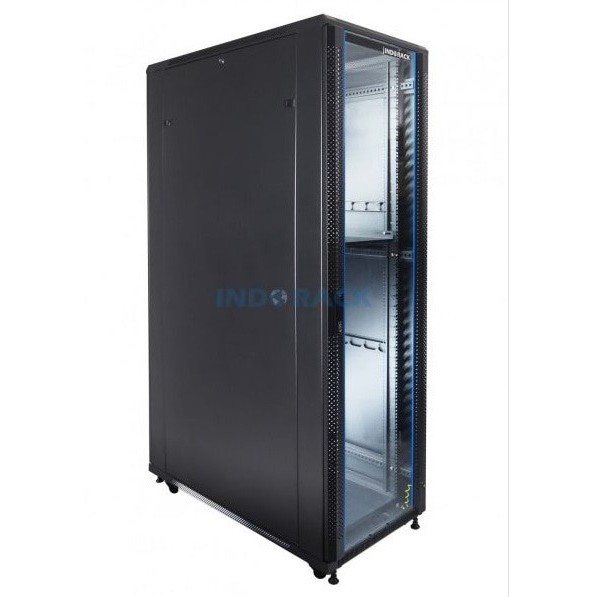 Jual Indorack IR11542G - Standing Close Rack 42U Glass Door | Shopee ...