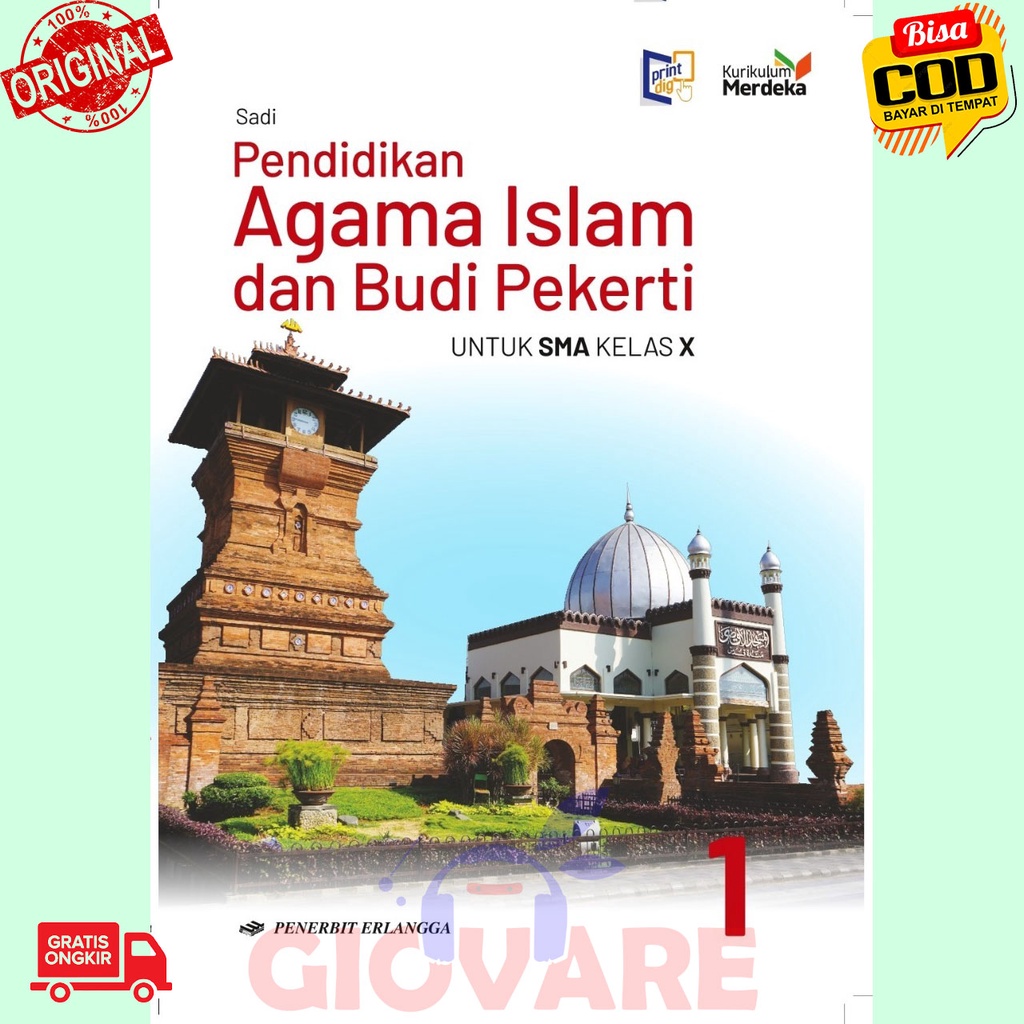 Jual BUKU PENDIDIKAN AGAMA ISLAM KELAS 10 ERLANGGA KURIKULUM MERDEKA ...