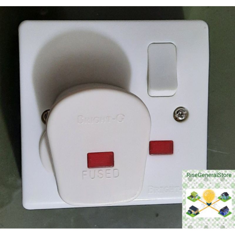 Jual Stop kontak fuse/sikring AC/Water Heater steker sakelar lampu arde ...