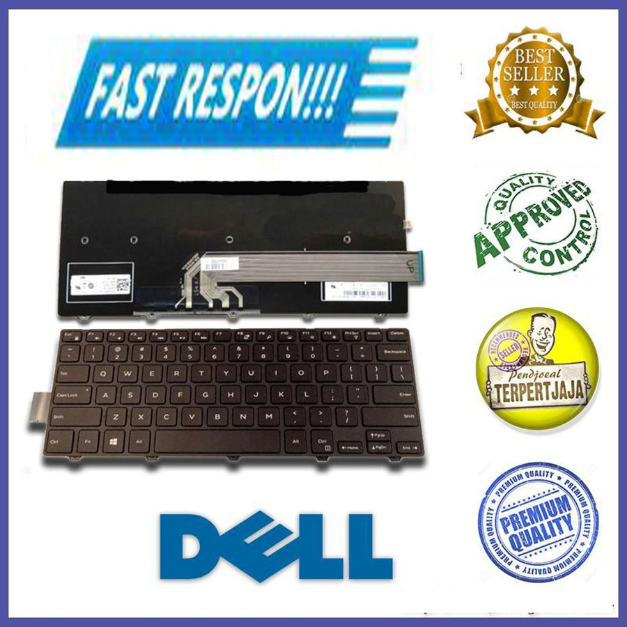 Jual Keyboard Dell Inspiron 14-3000 14-3441 14-3442 14-3446 14-3447 14 ...
