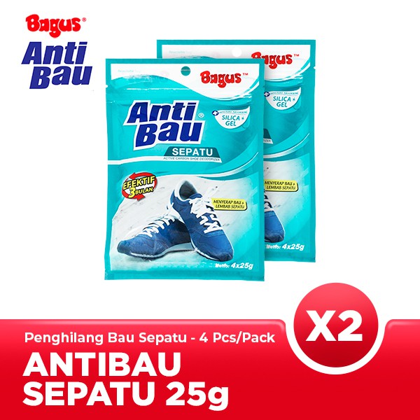 Jual [Twin Pack] Bagus Anti Bau Sepatu 2 Packs (4 Pcs/Pack) - Menyerap ...