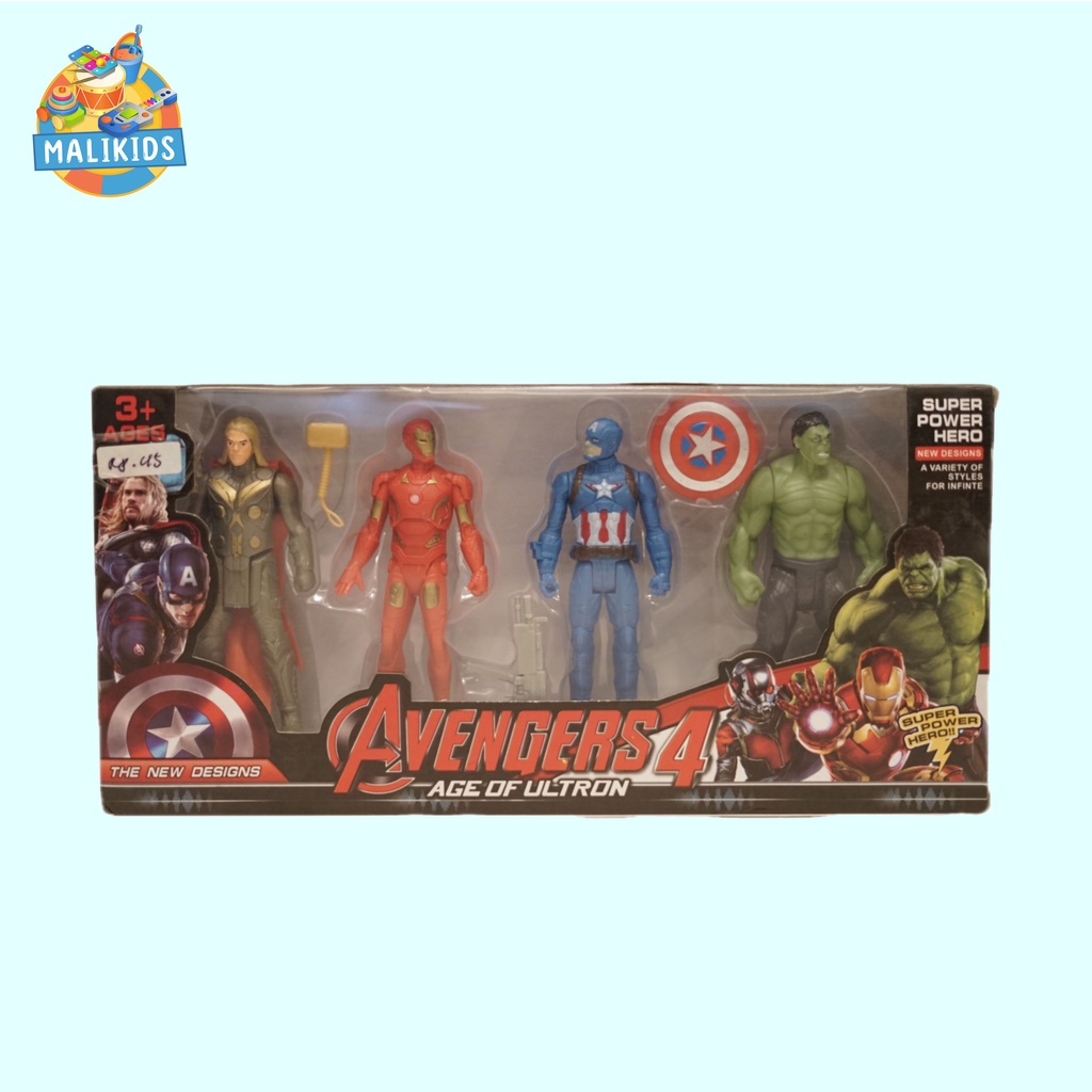 Jual Mainan Superhero AVENGERS 4 | Shopee Indonesia