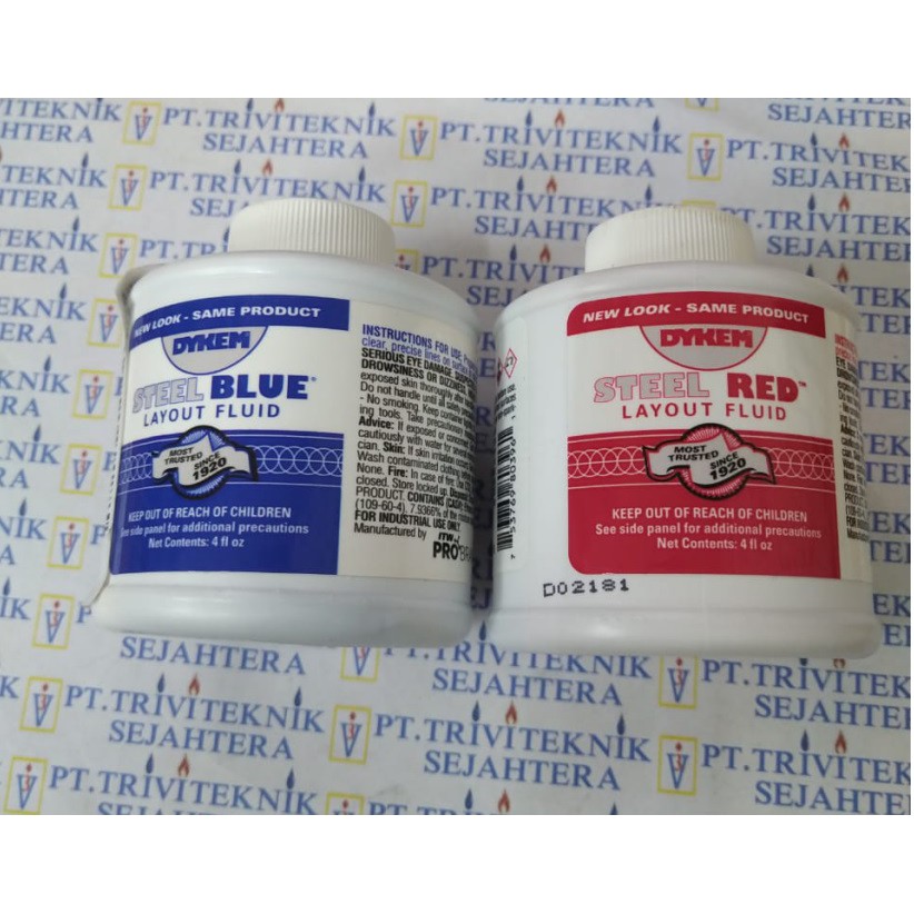Jual dykem steel red layout fluid,cairan penanda persisi logam merah ...