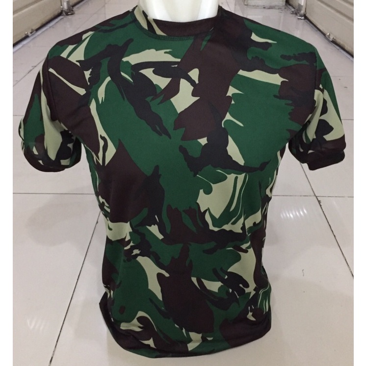 Jual kaos oblong loreng tni{kaos loreng TNI lengan pendek{kaos loreng ...