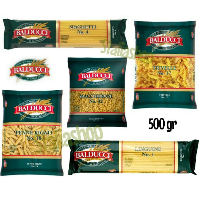 Jual Balducci Pasta Spaghetti Penne Trivelle Makaroni Lasagna ...