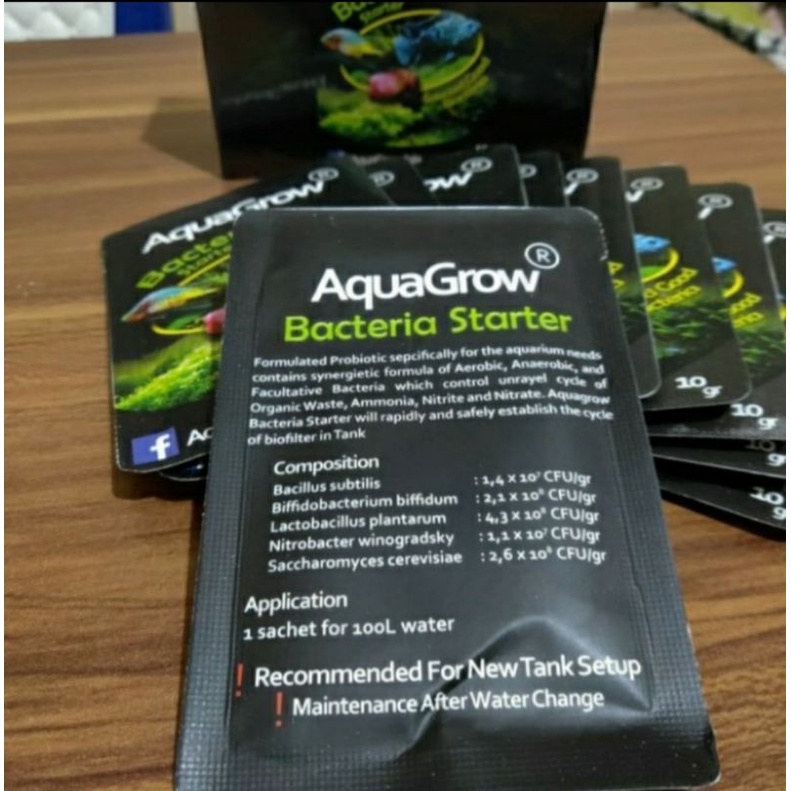 Jual Bakteri Starter Bacteria Starter AquaGrow Media Aquarium | Shopee Indonesia