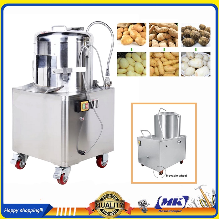Jual Mesin Potato Peeler Pengupas Kentang Otomatis | Shopee Indonesia