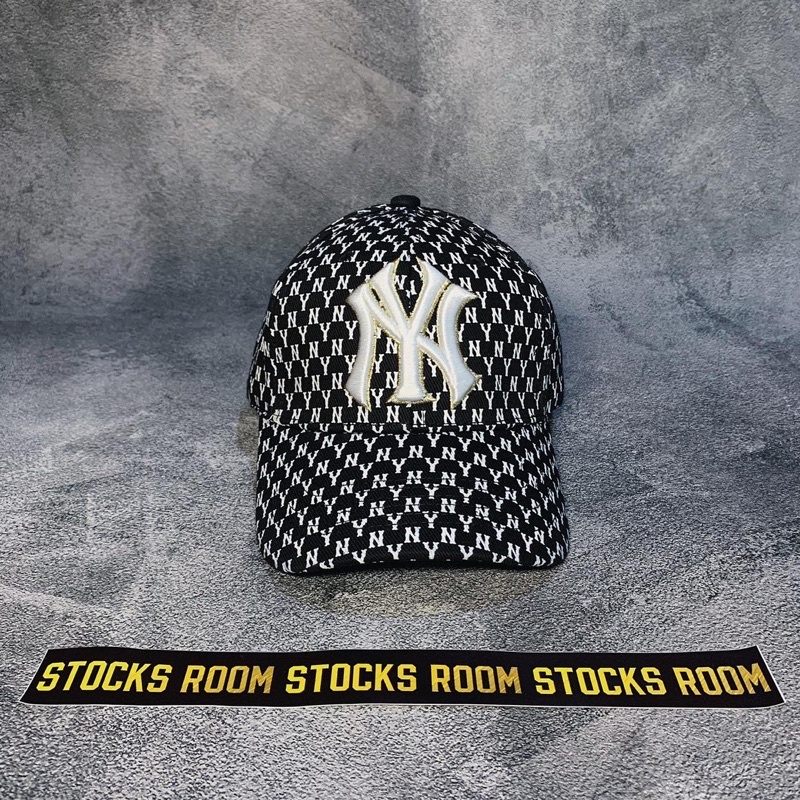 Jual Topi MLB monogram original NY Yankees black topi baseball | Shopee ...