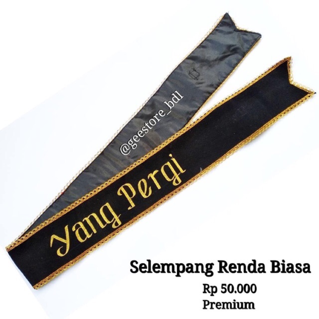 Jual SELEMPANG WISUDA MURAH RENDA (KUALITAS PREMIUM) | Shopee Indonesia