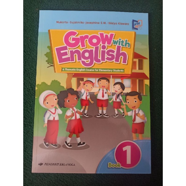 Jual BUKU GROW WITH ENGLISH 1 SD ERLANGGA EDISI REVISI | Shopee Indonesia