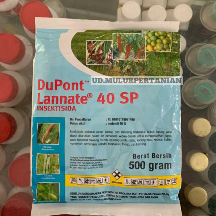 Jual Insektisida Dupont LANNATE 40SP 500gr biru | Shopee Indonesia