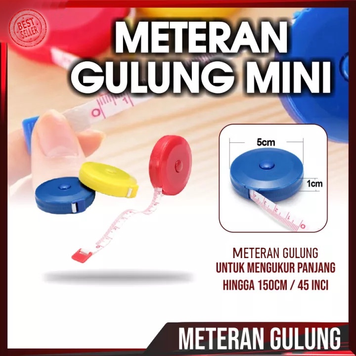 Jual Meteran Tarik - Medline 150cm ( Meteran Pita Ukur ) | Shopee Indonesia