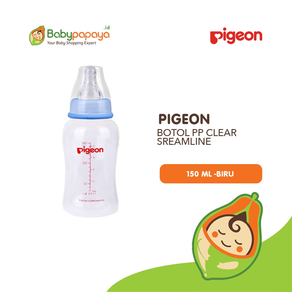 Jual PIGEON Botol PP Clear Streamline 150 Ml | Shopee Indonesia