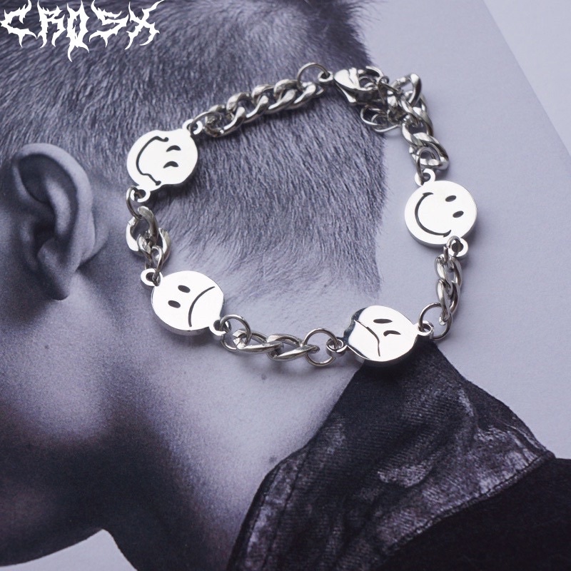 Jual PATAK BRACELET / SMILE BRACELET SMILEY AND SAD BRACELET / SMILEY ...