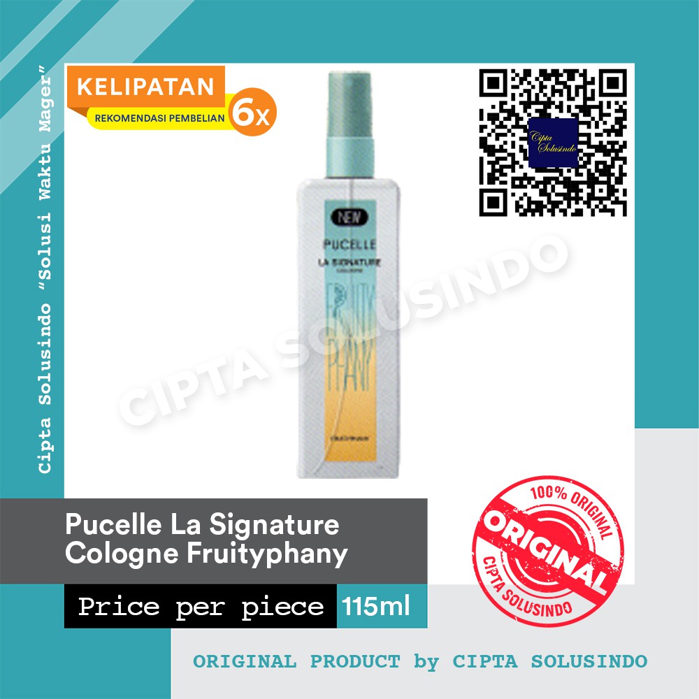 Jual COLOGNE - Pucelle - La signature Cologne Fruityphany 115ml | Shopee Indonesia