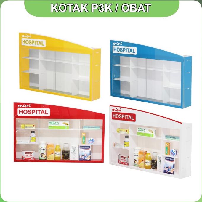 Jual Baru Kotak P3K / Obat Acrylic/Akrilik Mini Hospital Edition ...