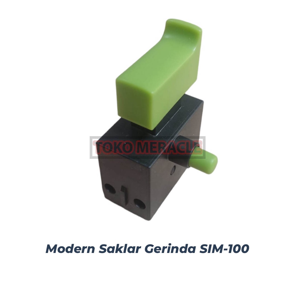 Jual Sakelar Gerinda Tangan Modern - Saklar Grenda Modern SIM100 (Switch SIM-100) | Shopee Indonesia