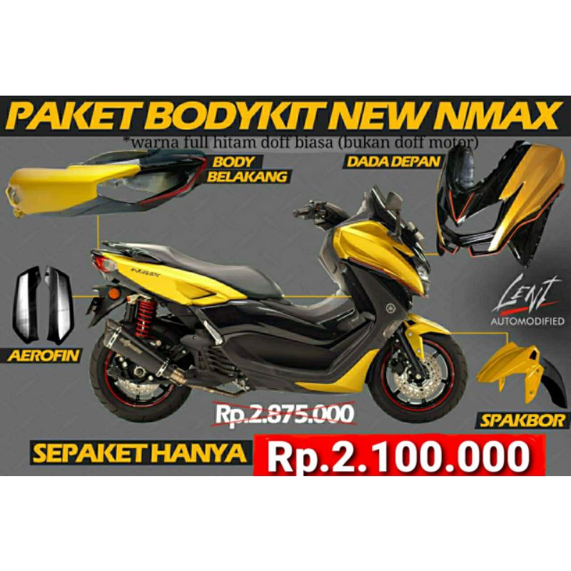 Jual PAKET BODYKIT FULLSET NEW NMAX ORIGINAL BY LENT AUTOMODIFIED ...