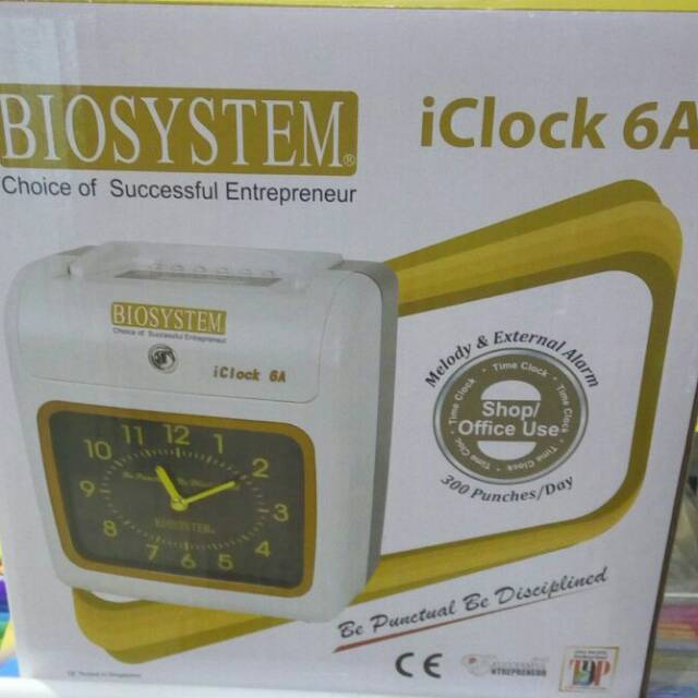 Jual Mesin punch card biosystem I clok 6A | Shopee Indonesia