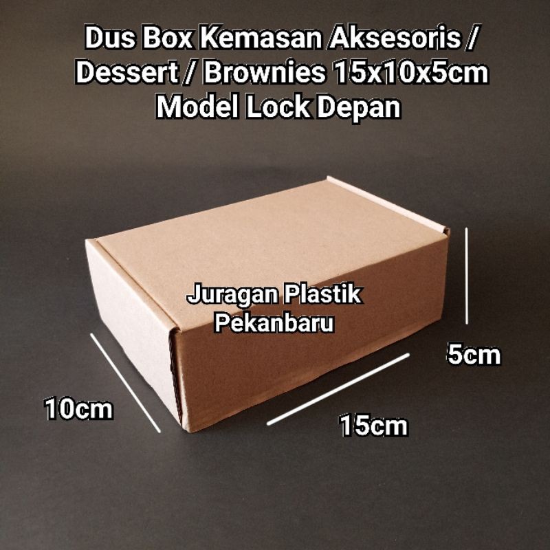 Jual Dus Box 15x10x5 cm Tebal | Kotak Kardus Mini / Brownies Aksesoris ...