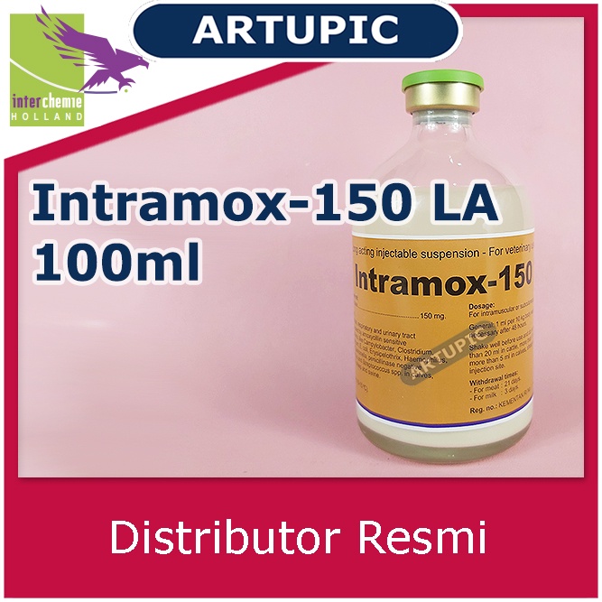 Jual Intramox-150 LA 100 ml Amoxycillin LA Sapi Kambing Ayam Babi Domba ...