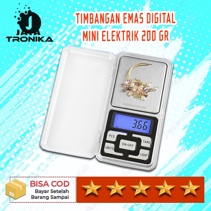 Jual TIMBANGAN EMAS DIGITAL MINI ELEKTRIK 200 Gr | Shopee Indonesia