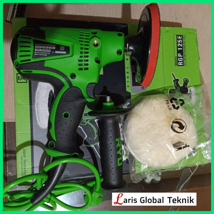 Jual Mesin Poles Ryu RGP125E/ Polisher RYU RGP 125E (Mobil, Motor, Kaca) | Shopee Indonesia