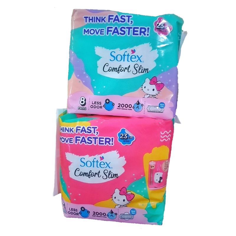 Jual Softex Comfort Slim Hello Kitty - Wing dan Non Wing (Isi 8 Pads ...
