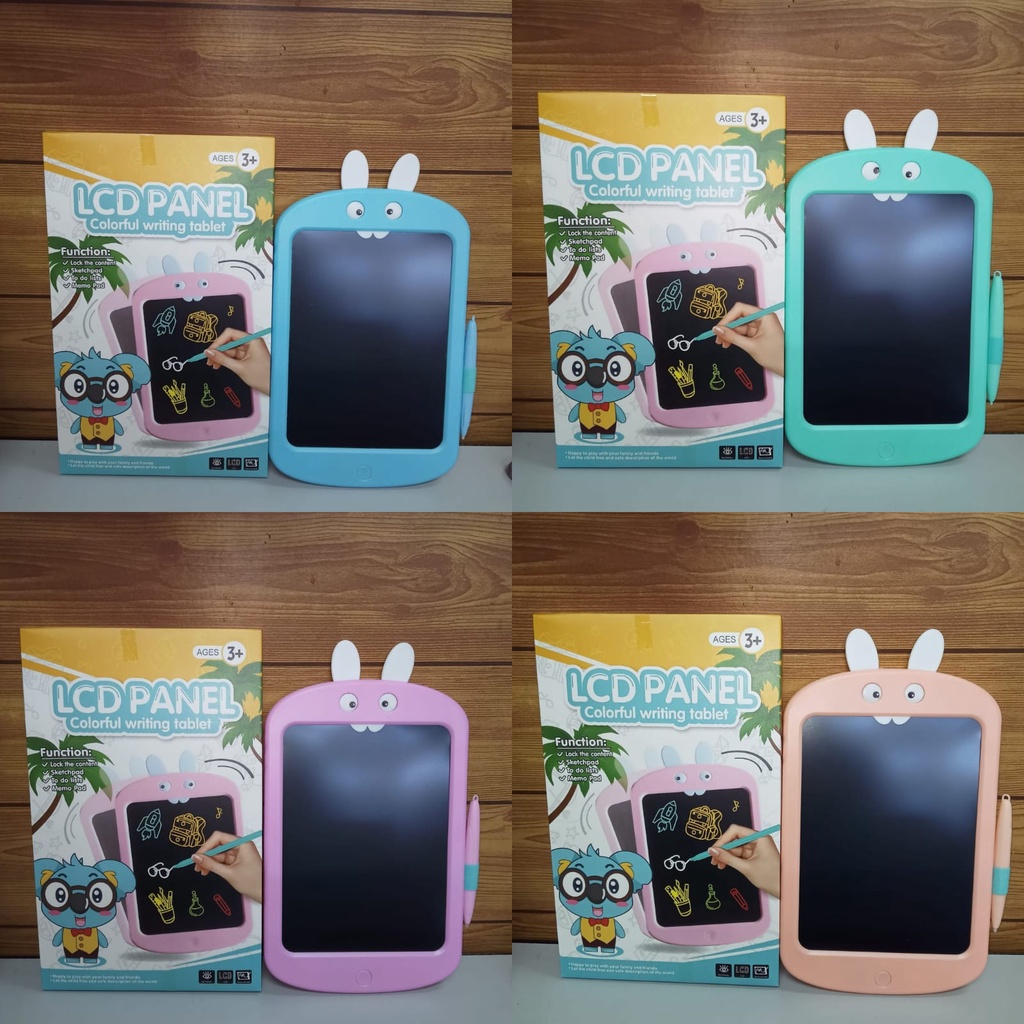 Jual MAINAN LCD DRAWING WRITING TABLET BOARD 8.5 PAPAN TULIS GAMBAR ...