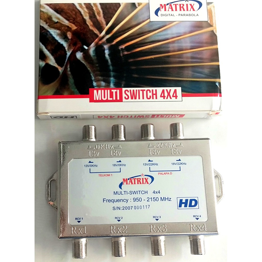 Jual Multi Switch 4x4 Matrix (2 Satellite & 4 Receiver) | Shopee Indonesia