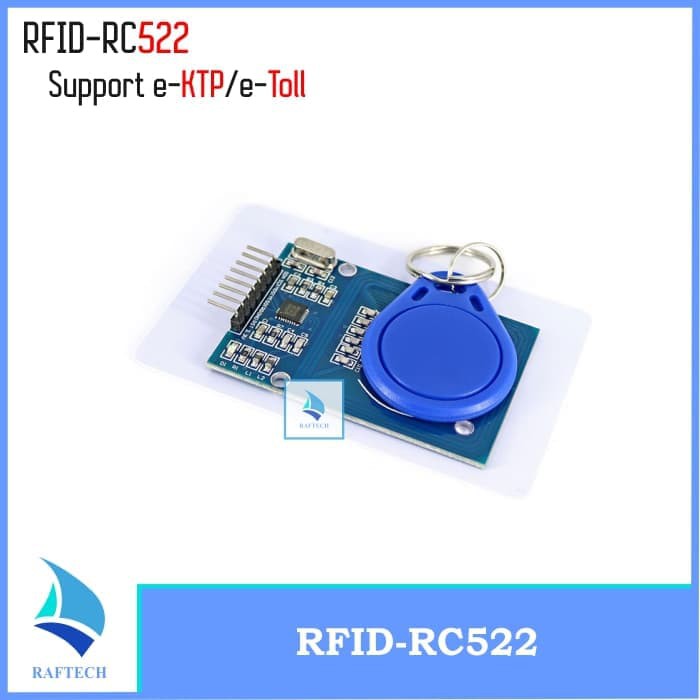 Jual RFID Mifare RC522 Reader/Writer Module Support e-KTP/e-Toll ...