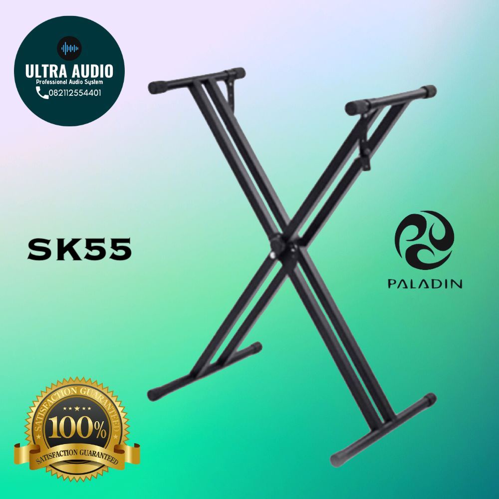 Jual PALADIN SK55 / SK 55 / SK-55 Stand Keyboard Double Besi ORIGINAL | Shopee Indonesia
