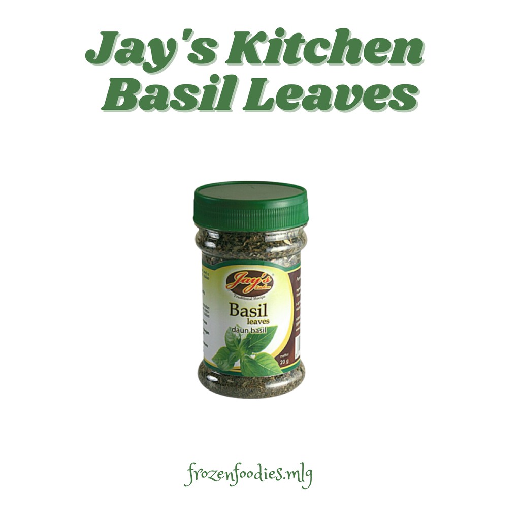 Jual Jay's Kitchen Basil Leaves (Daun Basil) 20 gr - Ready Malang ...