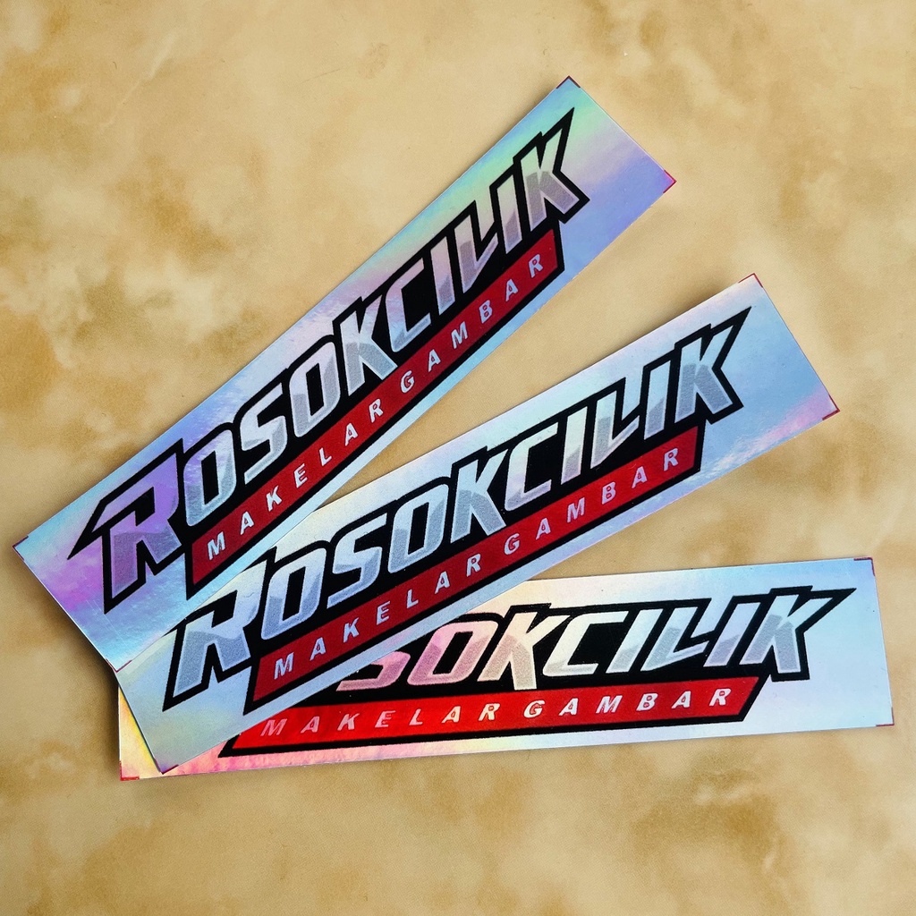Jual Stiker Hologram Rosok Cilik Makelar Anti Air Bijian | Shopee Indonesia