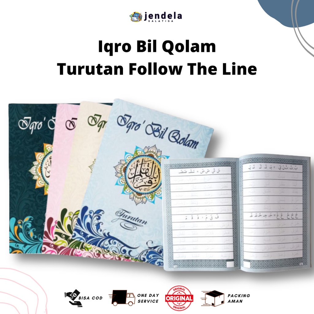 Jual Iqro Tulis untuk Anak Iqro Bil Qolam Turutan Metode Follow The ...
