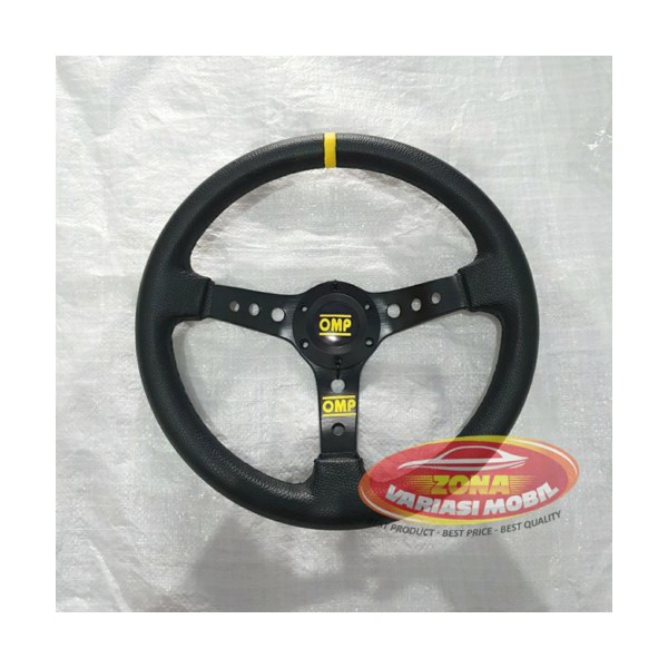 Jual Stir Setir Steer Racing Mobil Momo Model OMP Hitam 14 inch Universal | Shopee Indonesia