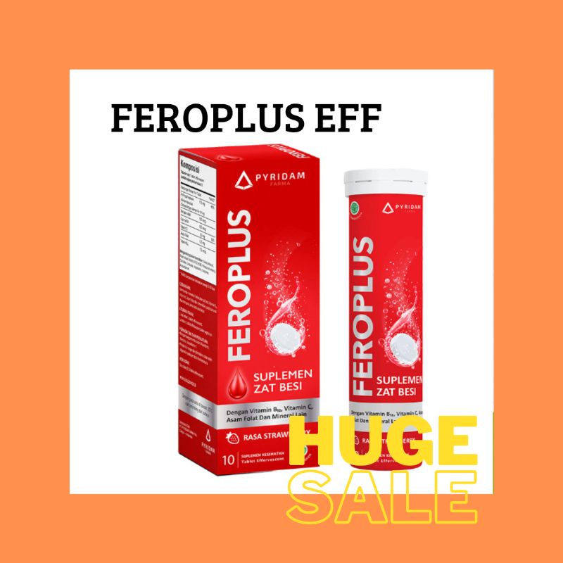 Jual FEROPLUS KEMASAN BARU eff isi 10 HARGA PER TUBE | Shopee Indonesia