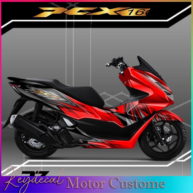 Jual Decal sticker Honda PCX 160 full body Striping pcx 160 full motif ...
