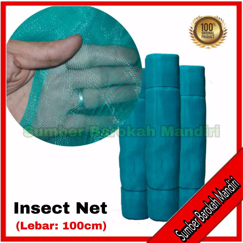 Jual Eceran Insect Screen Net Hijau. Jaring Kasa Mesh Anti Nyamuk dan Hama Serangga Greenhouse ...