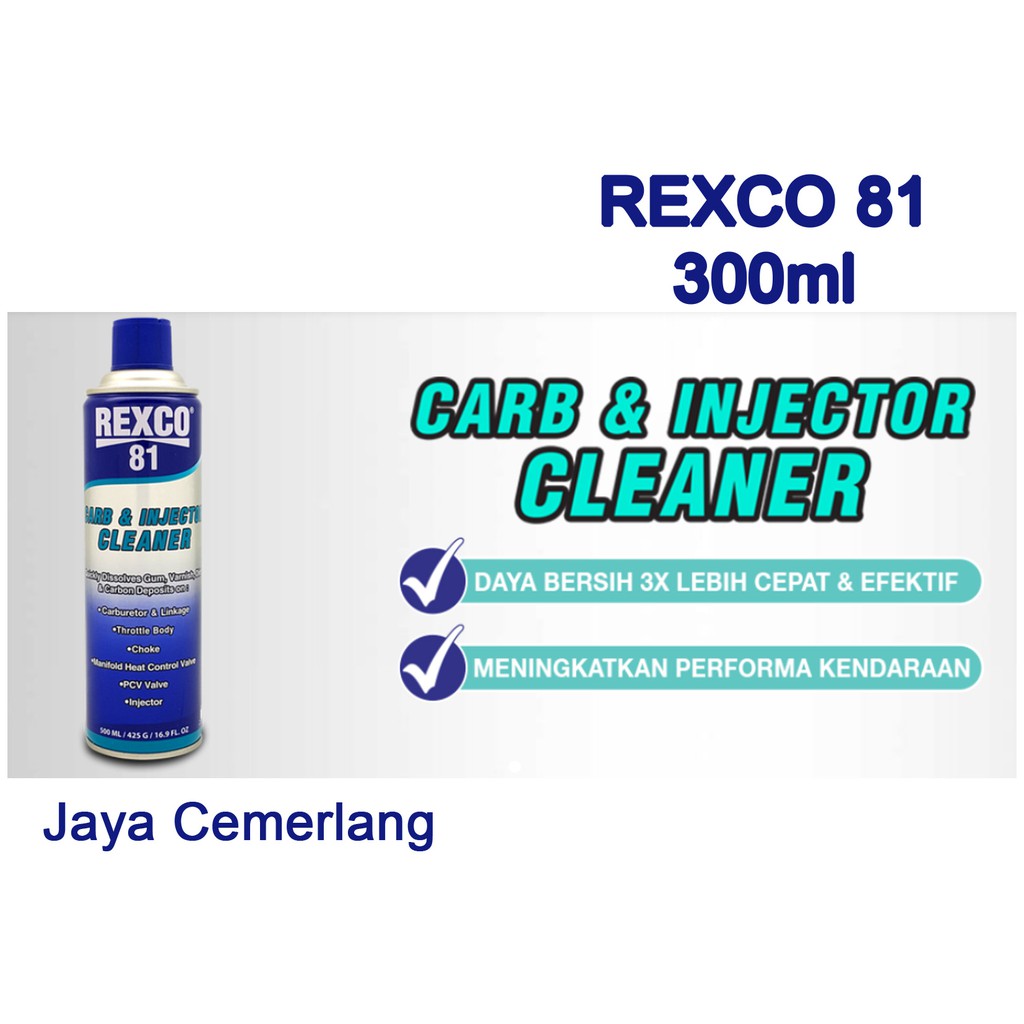 Jual REXCO 81 CARB & INJECTOR CLEANER 300ml | Shopee Indonesia