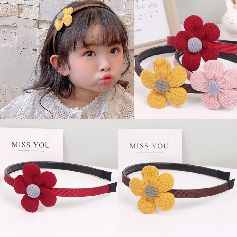 Jual BANDO BUNGA FLOWER CROWN ANAK PEREMPUAN BANDANA JEPITAN IKAT ...